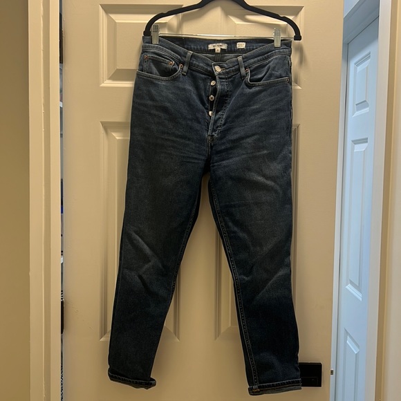 Re/Done | Jeans | Redone 9s High Rise Ankle Crop | Poshmark